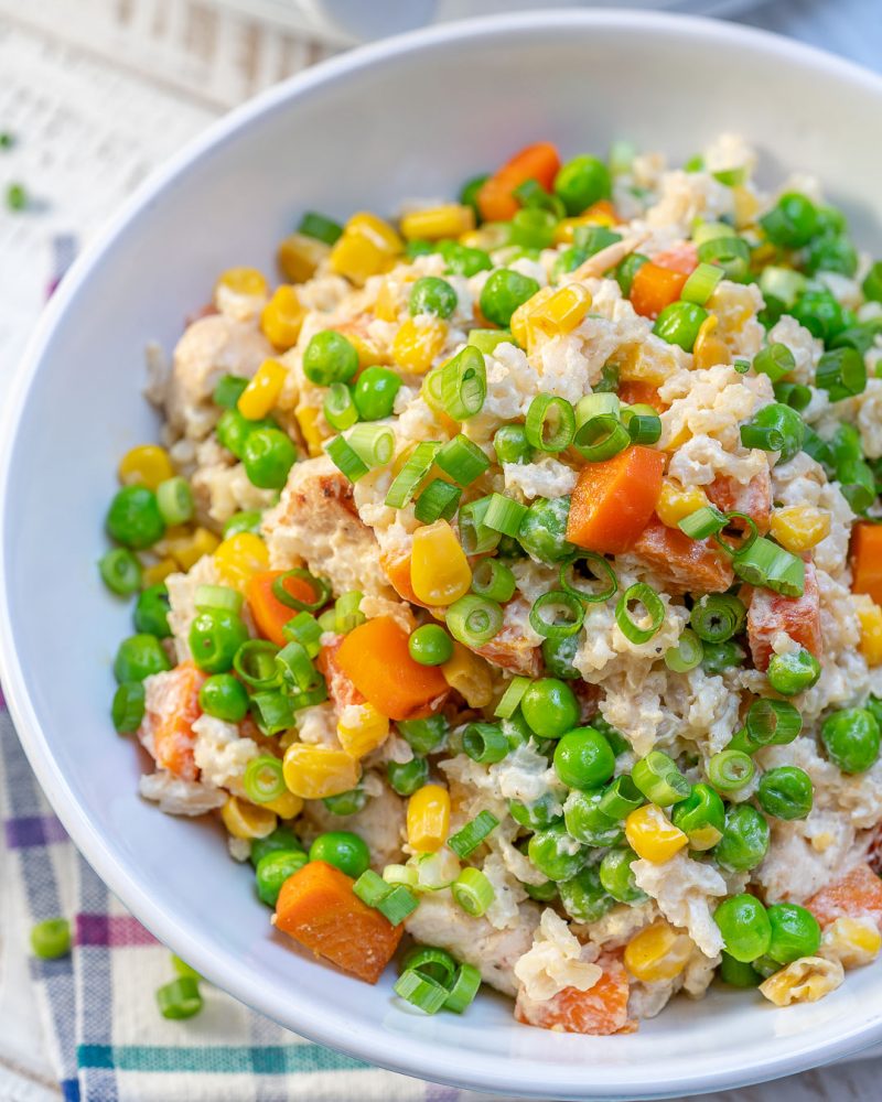 Crockpot Creamy Chicken + Rice for Convenient, Yummy Clean Eating ...