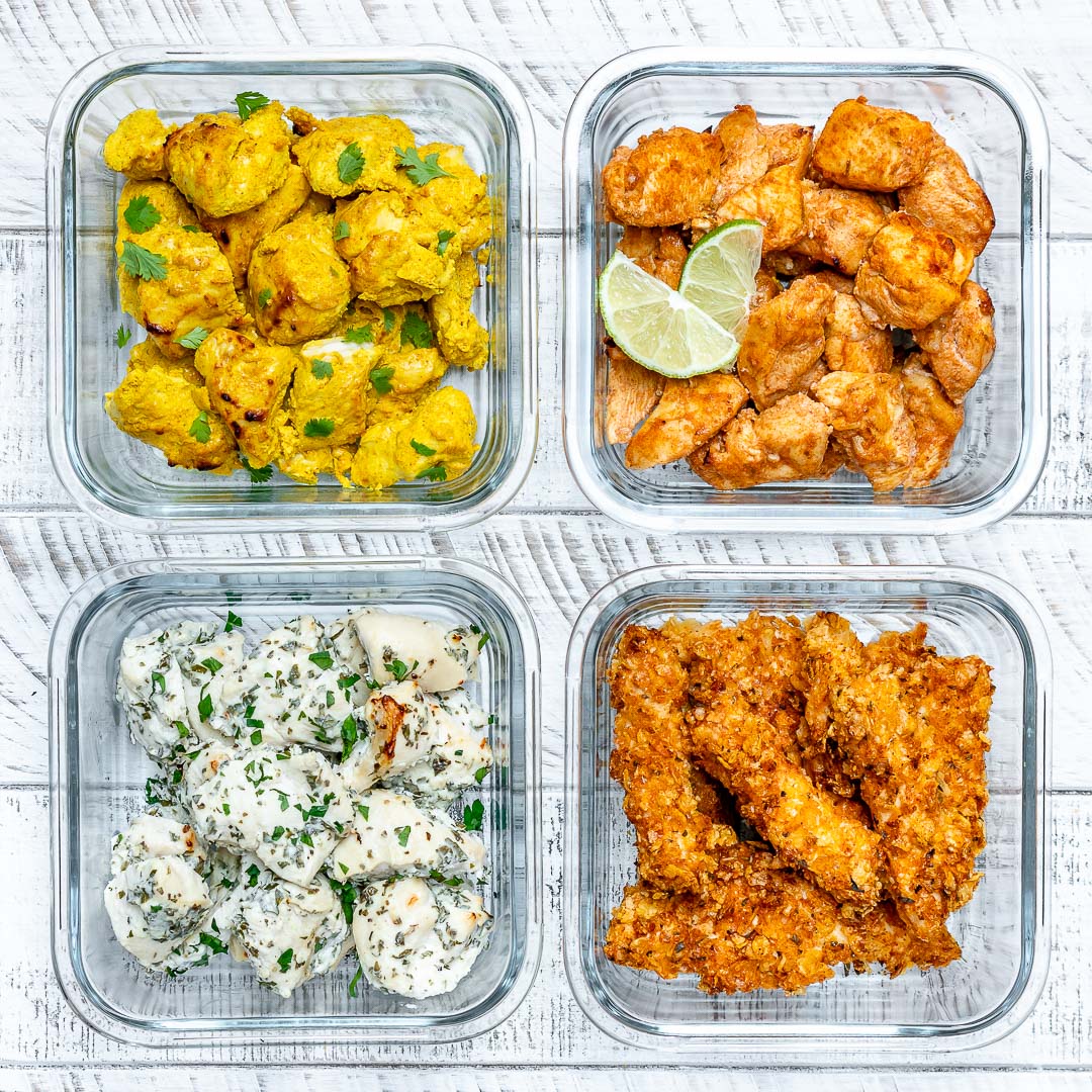 One Sheet Pan Meal Prep Chicken 4 AWESOME Ways Clean Food Crush One Sheet Pan Meal Prep Chicken 4 AWESOME Ways Clean Food Crush
