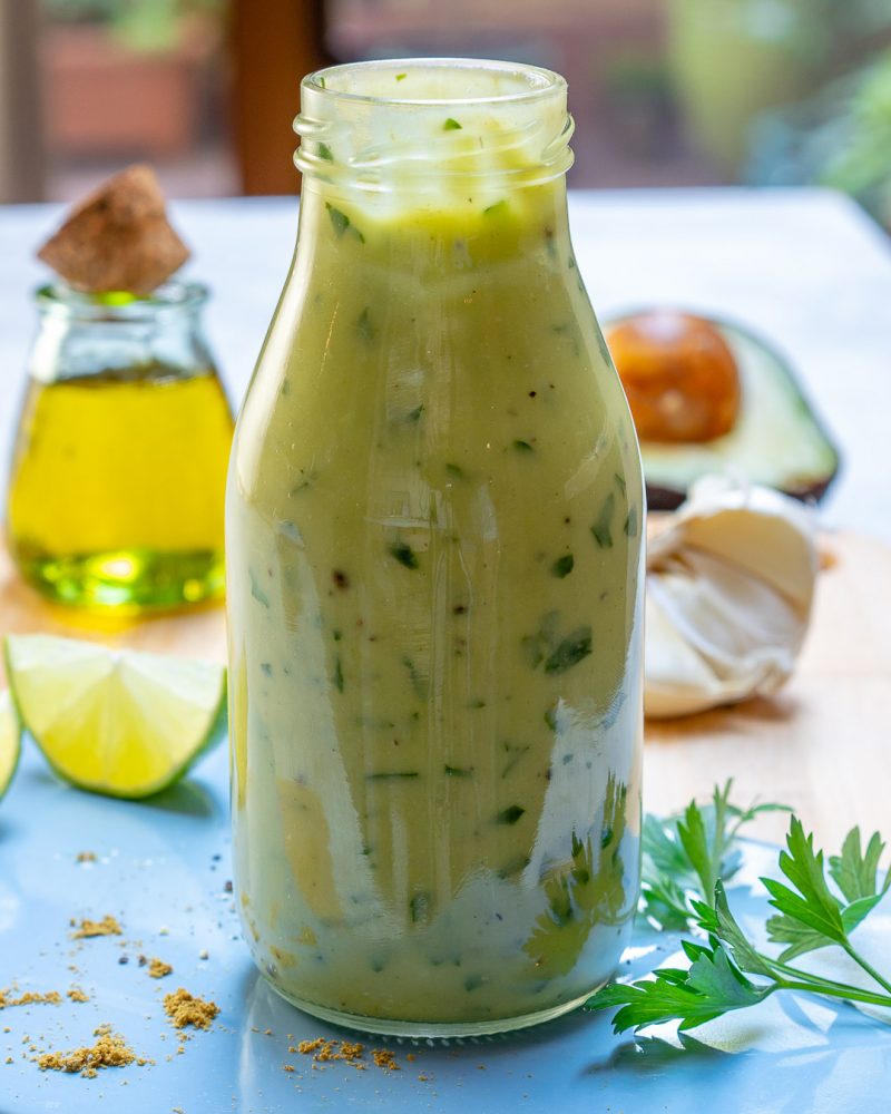 Creamy Avocado Dressing for Clean Eating (Sugar, Gluten & Dairy Free ...
