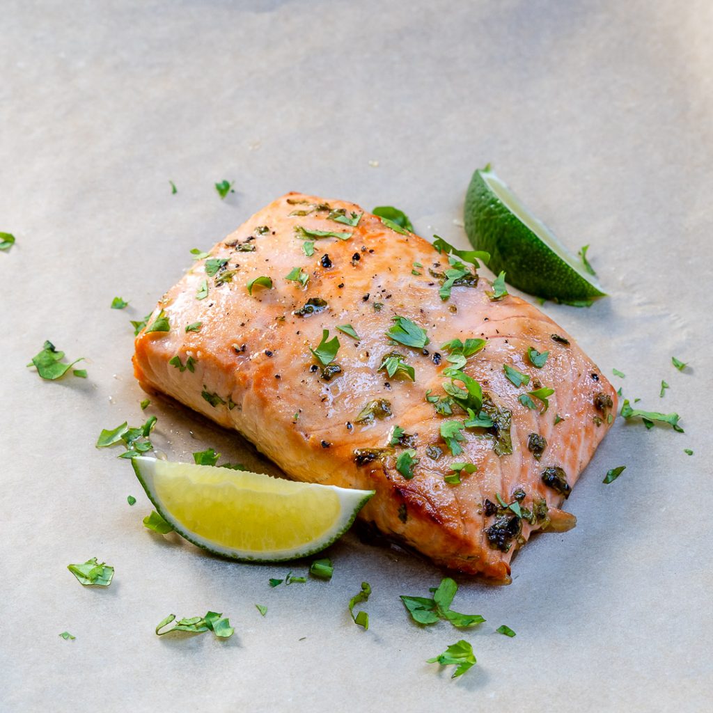 One-Sheet Pan Cilantro-Lime Salmon for a Quick Clean Eating Win ...