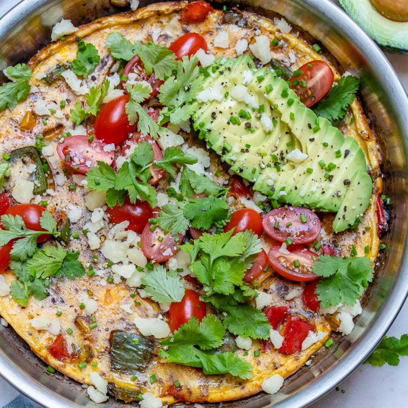 This Fiesta Veggie Frittata Skillet is Perfect for Any Meal of the Day ...