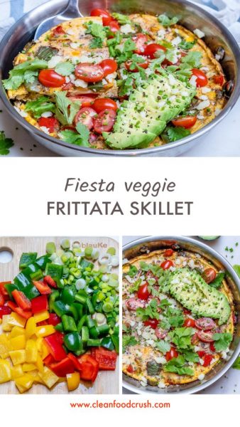 This Fiesta Veggie Frittata Skillet is Perfect for Any Meal of the Day ...