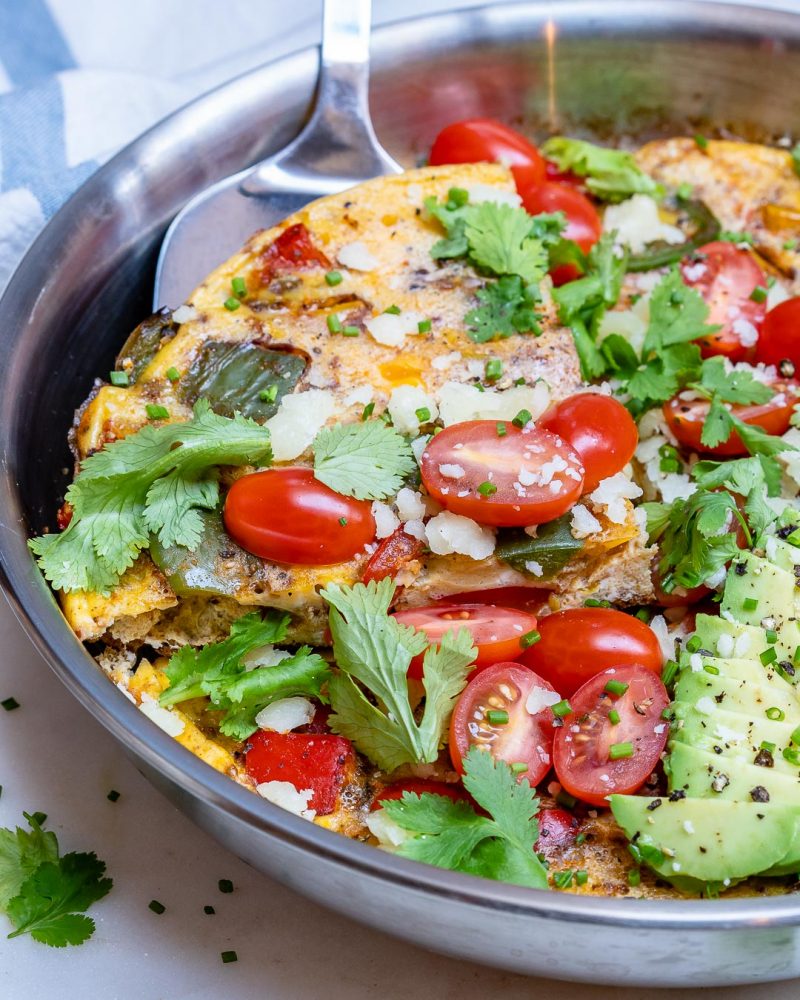 This Fiesta Veggie Frittata Skillet is Perfect for Any Meal of the Day ...