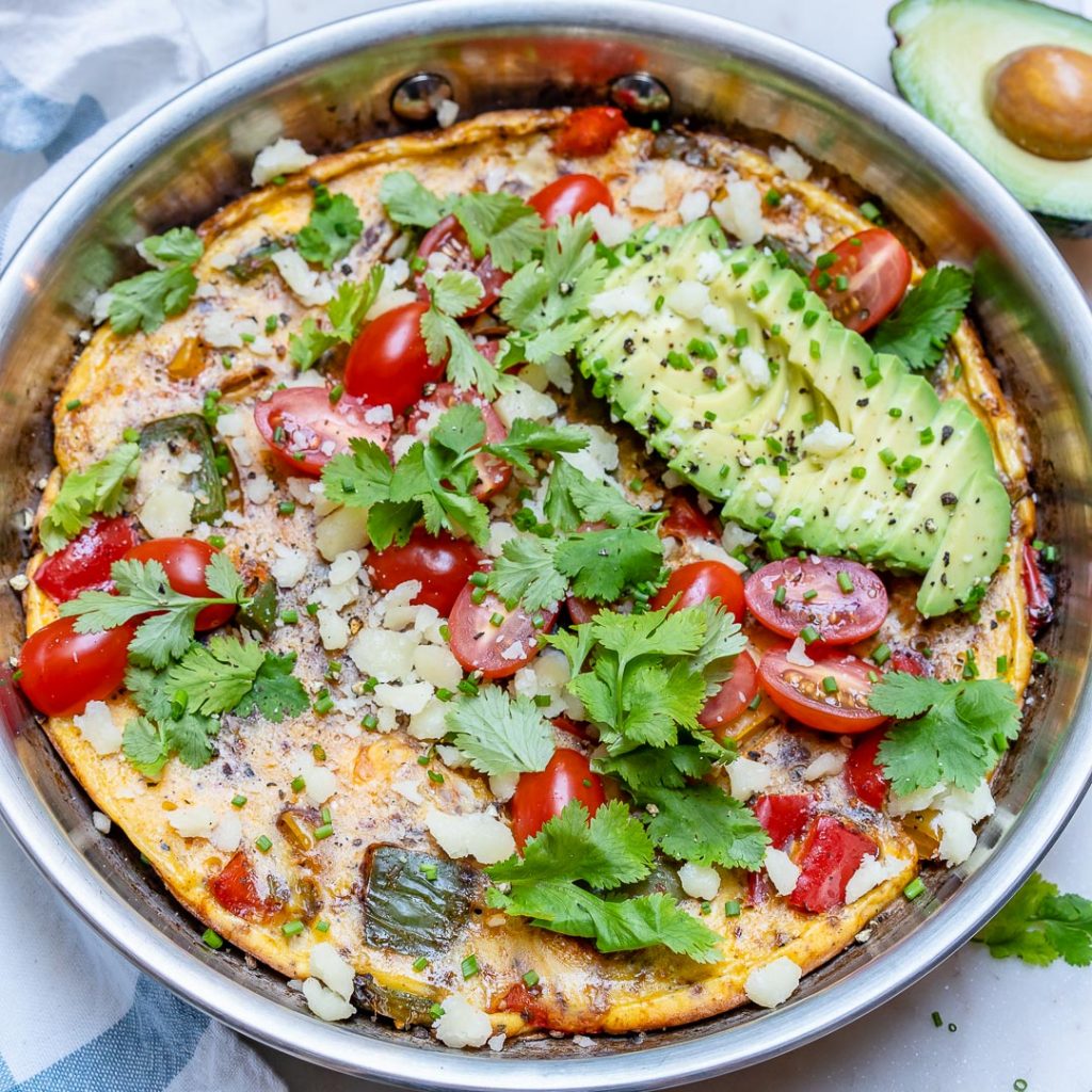 This Fiesta Veggie Frittata Skillet is Perfect for Any Meal of the Day ...