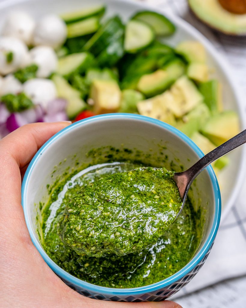 Eat Clean: Italian Style Tomato + Avocado Chopped Salad! | Clean Food Crush
