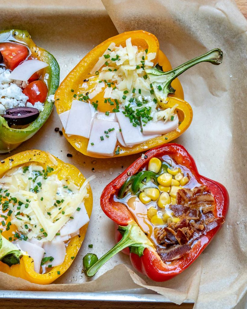 Egg Stuffed Breakfast Peppers 3 Ways for Epic Clean Eating Anytime ...