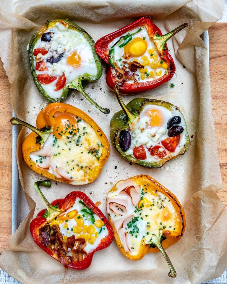 Egg Stuffed Breakfast Peppers 3 Ways for Epic Clean Eating Anytime ...