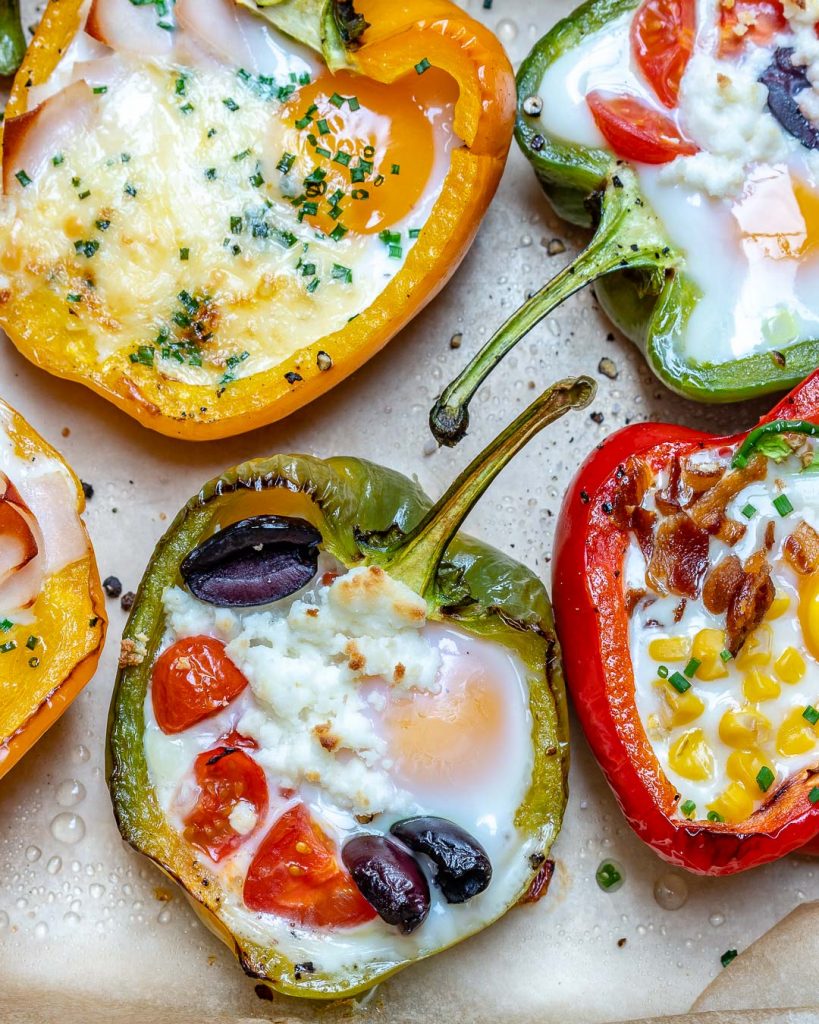 Egg Stuffed Breakfast Peppers 3 Ways for Epic Clean Eating Anytime ...