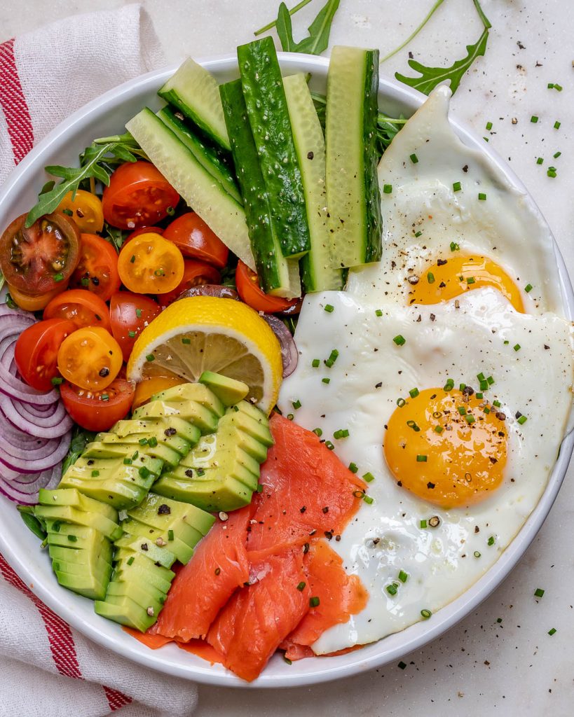 Smoked Salmon Breakfast Bowls for Clean Eating! | Clean Food Crush