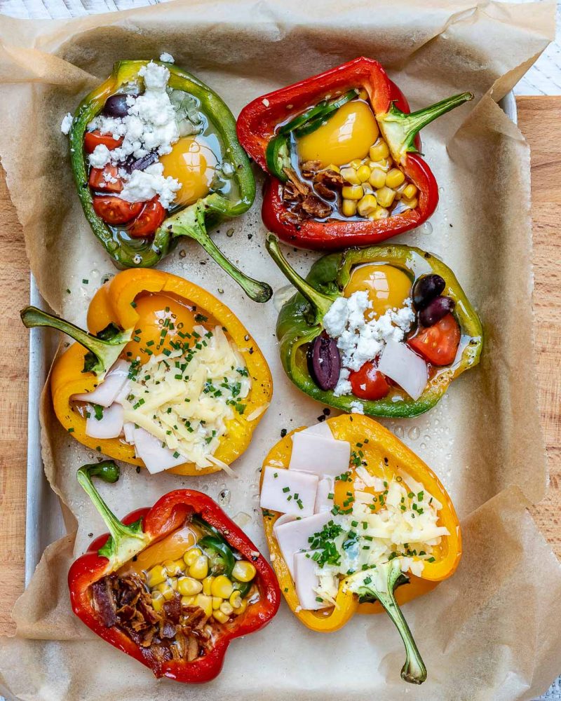 Egg Stuffed Breakfast Peppers 3 Ways for Epic Clean Eating Anytime ...
