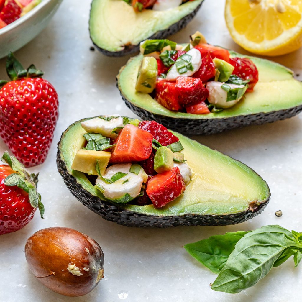 Strawberry Mozzarella Avocado Boats are PERFECT for Entertaining ...