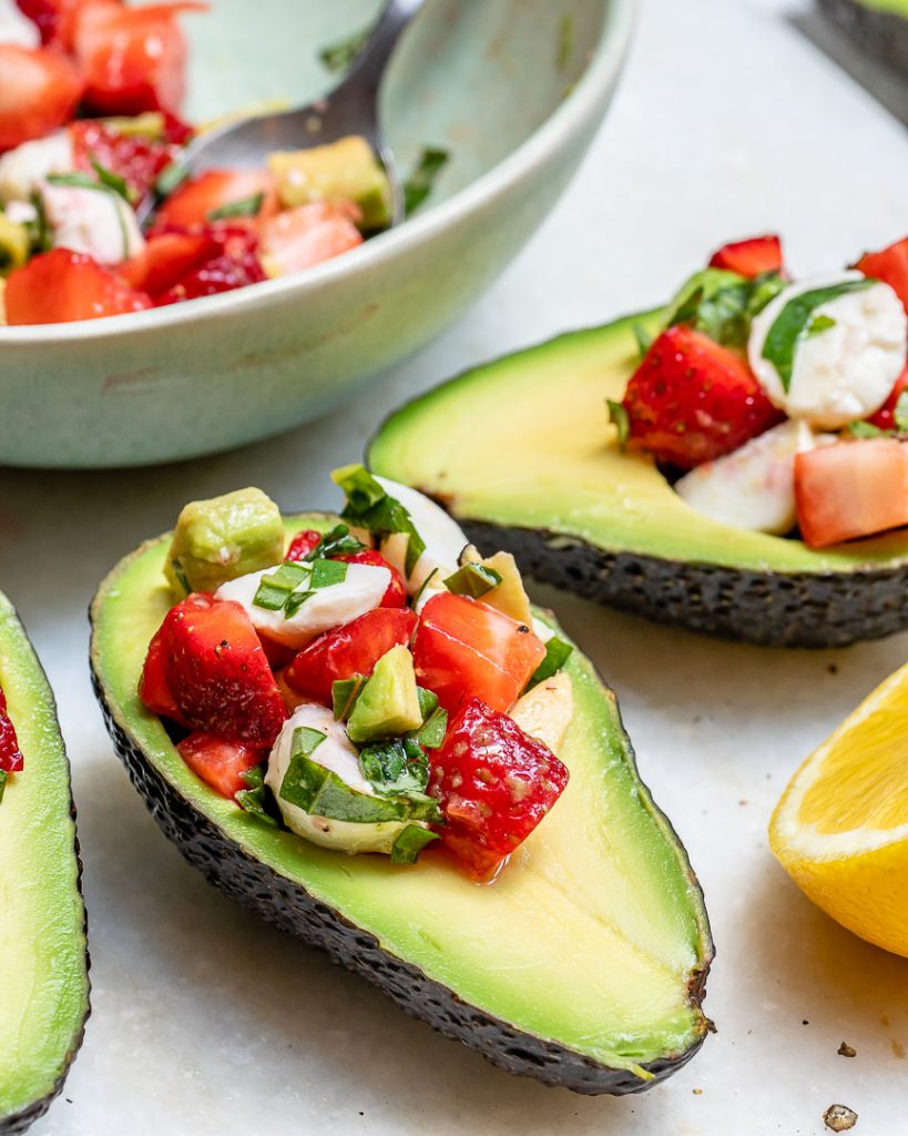 Strawberry Mozzarella Avocado Boats are PERFECT for Entertaining ...
