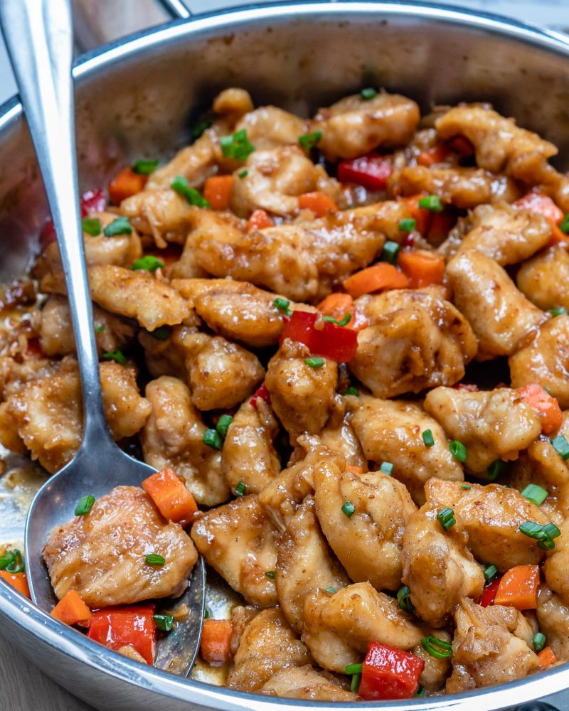 This Healthier Sweet & Spicy Chicken is Great for Clean Eating Meal ...
