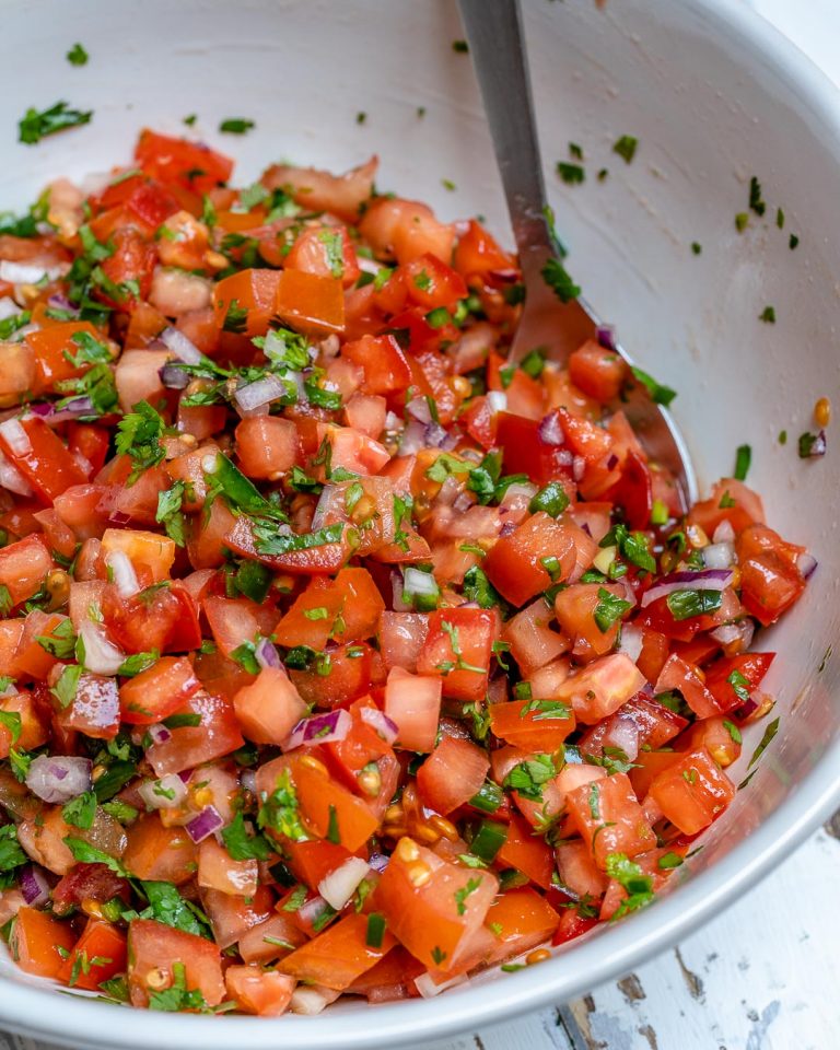 The BEST Ever Homemade Pico De Gallo! | Clean Food Crush