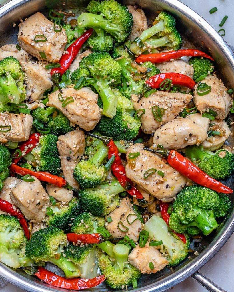 Spicy Chicken + Broccoli Stir-Fry for Quick Clean Eating! | Clean Food ...