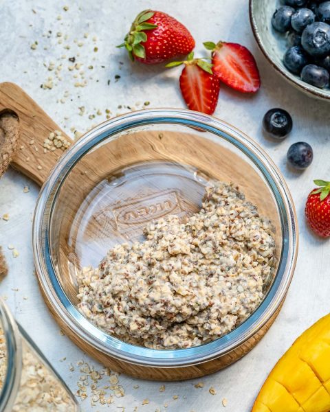 These Overnight Oat Meal Prep Bowls Make Clean Eating Mornings a Breeze ...