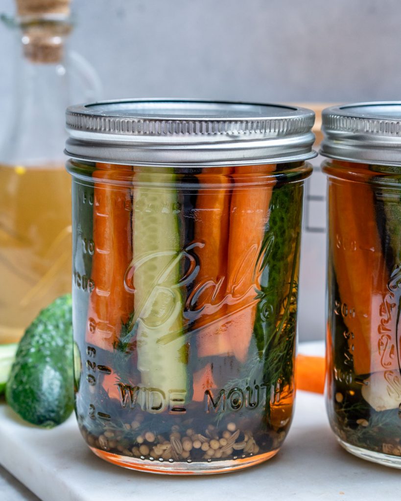 Super Easy Homemade Refrigerator Pickles for Clean Snacking! | Clean ...