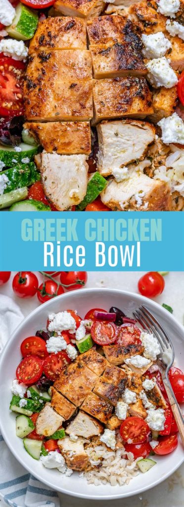 Greek Chicken + Rice Bowls for Weekend BBQ’s or Food Prep! | Clean Food ...