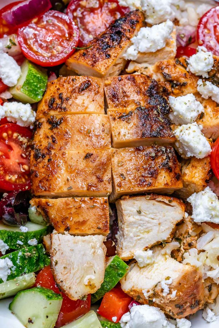 Greek Chicken + Rice Bowls for Weekend BBQ’s or Food Prep! | Clean Food ...