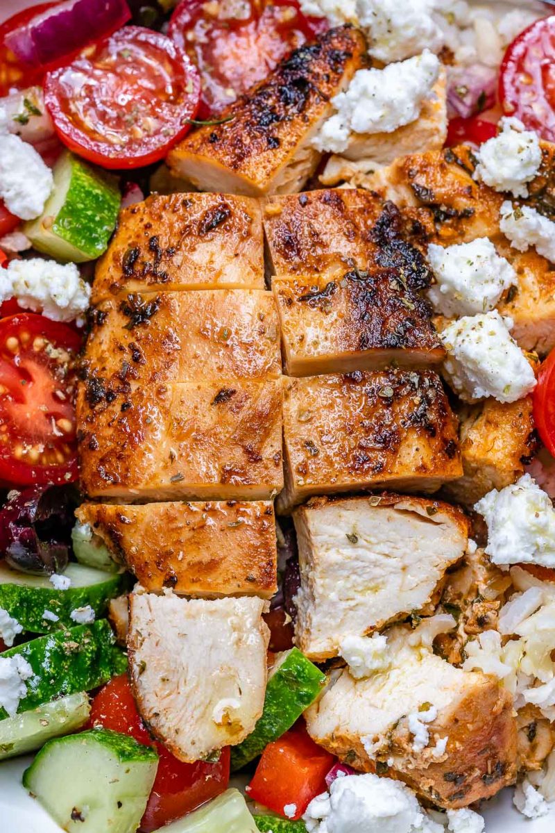 Greek Chicken + Rice Bowls for Weekend BBQ’s or Food Prep! | Clean Food ...