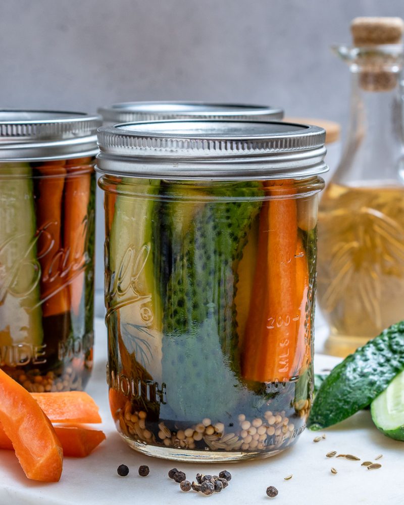 Super Easy Homemade Refrigerator Pickles for Clean Snacking! | Clean ...
