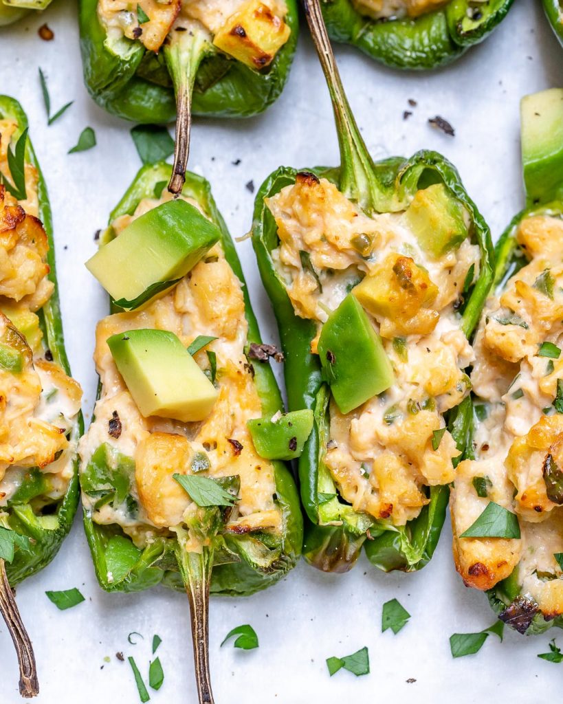 Buffalo-Lime Chicken Stuffed Anaheim Peppers for Epic Clean Eats ...