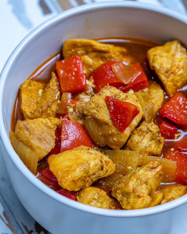Easy Curried Chicken is Quick and Clean Eating Friendly! | Clean Food Crush