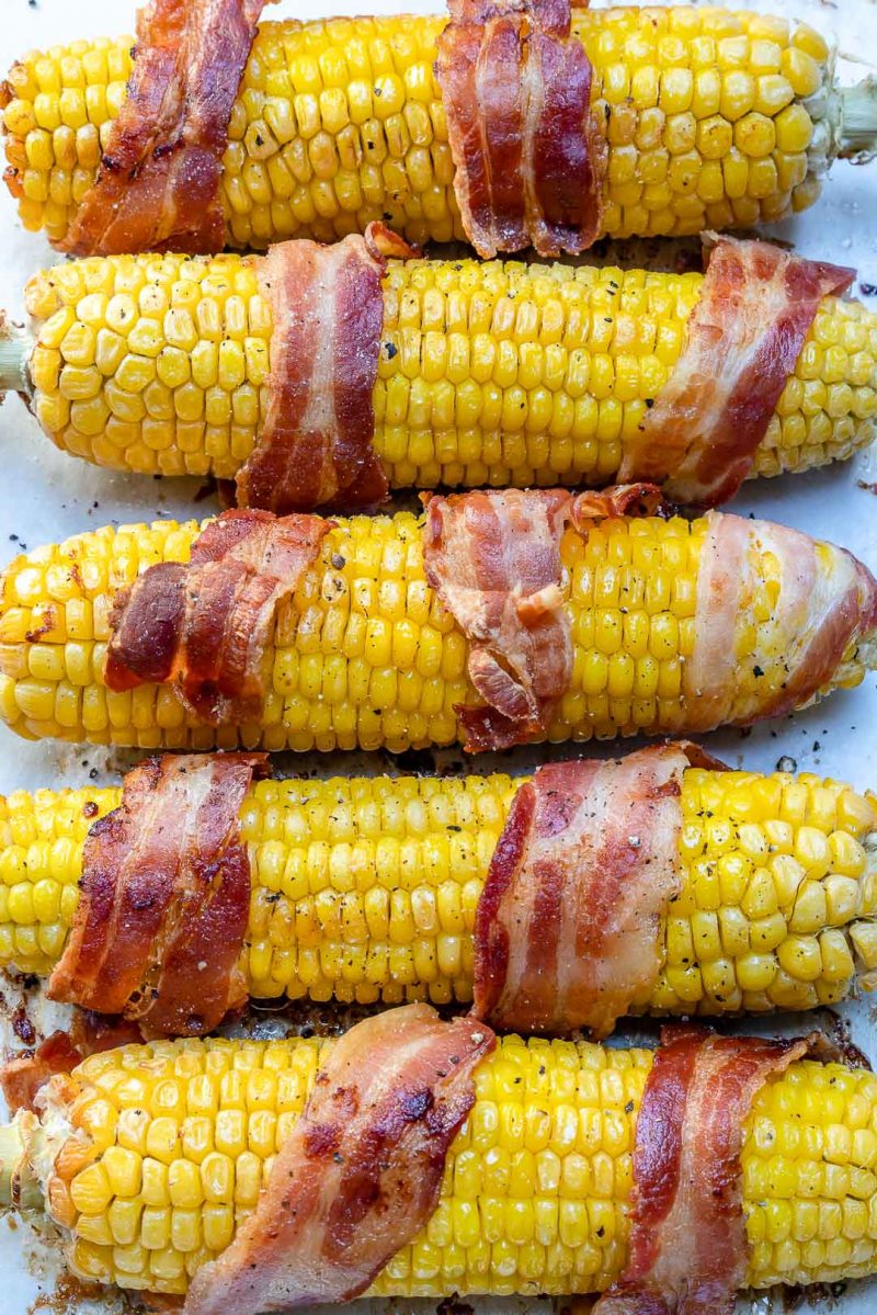 Bacon Wrapped Corn for Summertime Fun! | Clean Food Crush