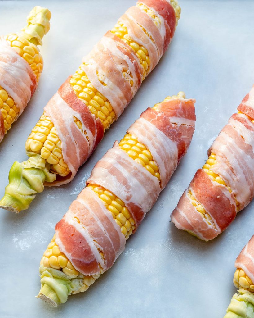 Bacon Wrapped Corn for Summertime Fun! | Clean Food Crush