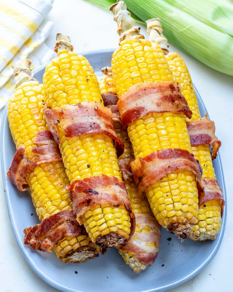 Bacon Wrapped Corn for Summertime Fun! | Clean Food Crush