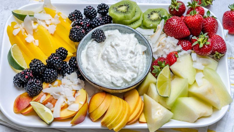 Crowd Pleasing Summer Fruit Platter with Coconut Lime Dip! | Clean Food ...