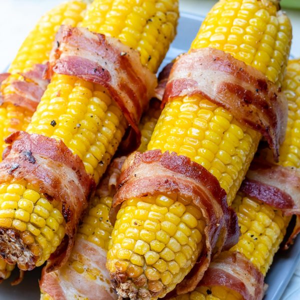 Bacon Wrapped Corn for Summertime Fun! | Clean Food Crush
