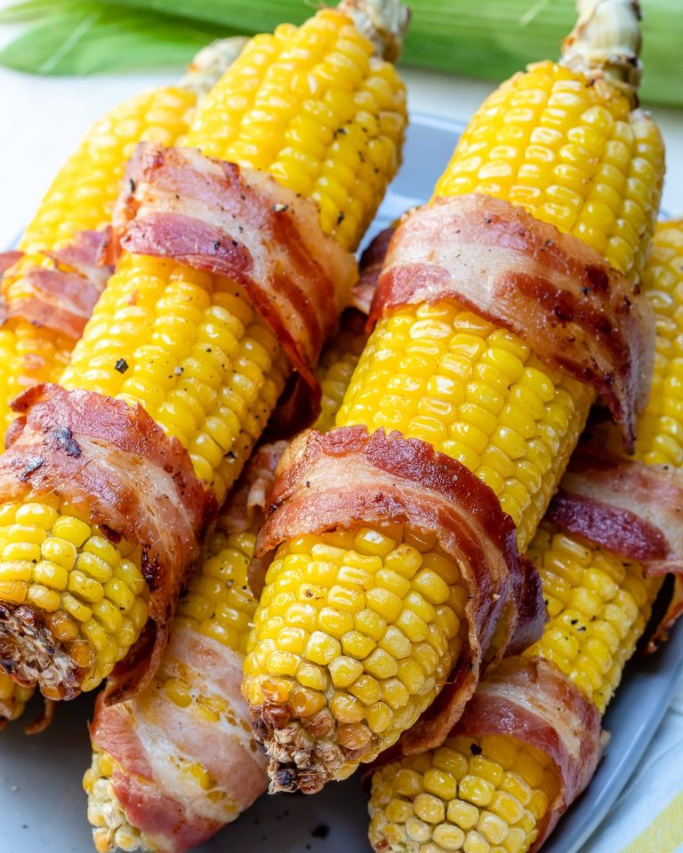 Bacon Wrapped Corn for Summertime Fun! | Clean Food Crush