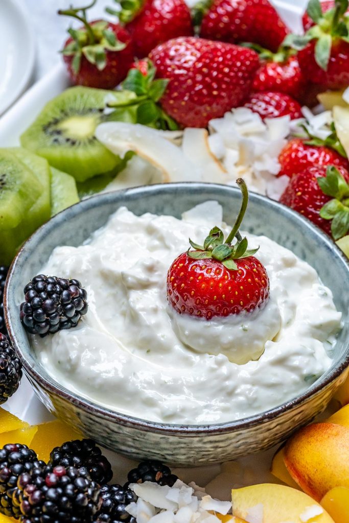 Crowd Pleasing Summer Fruit Platter with Coconut Lime Dip! | Clean Food ...