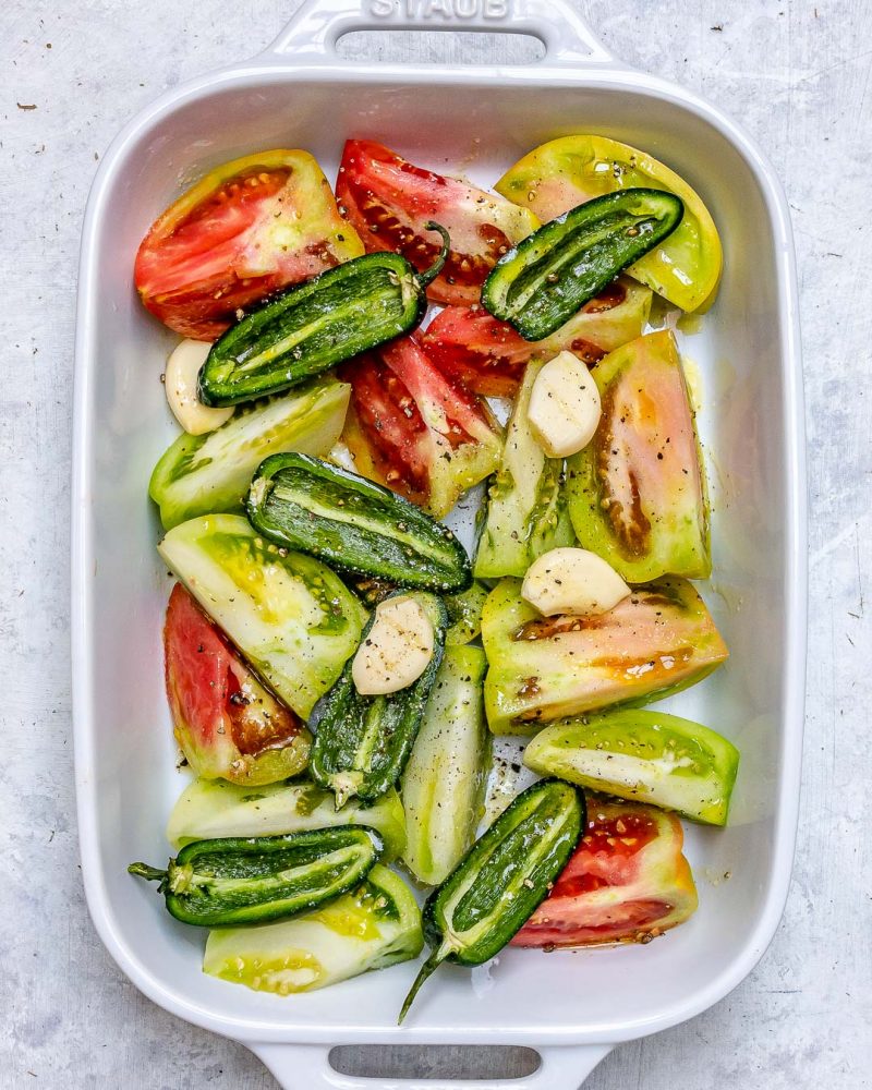 Super Easy & Versatile Roasted Green Tomato Salsa Verde! | Clean Food Crush