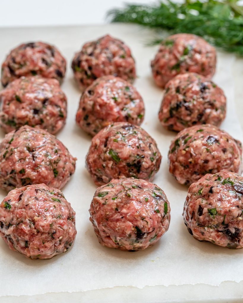 Mediterranean Grassfed Beef Meatballs for Yummy Clean Eats! | Clean ...