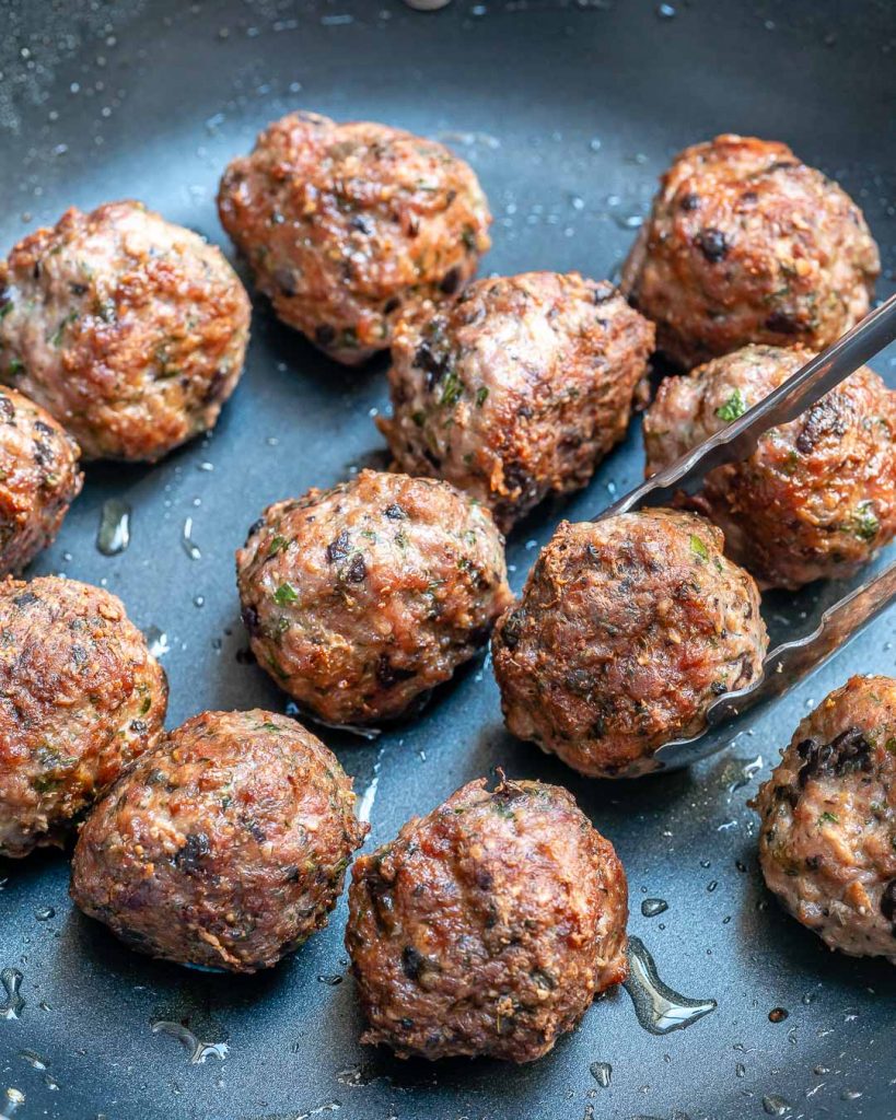 Mediterranean Grassfed Beef Meatballs for Yummy Clean Eats! | Clean ...