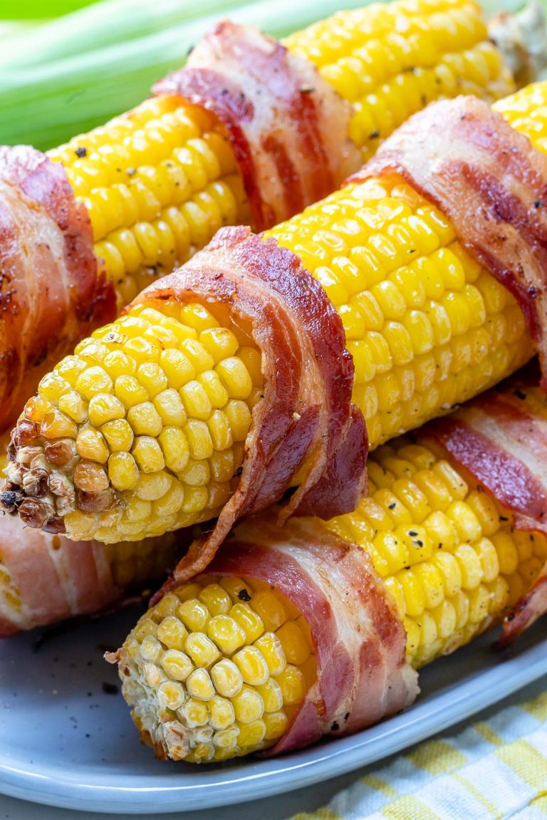 Bacon Wrapped Corn for Summertime Fun! | Clean Food Crush