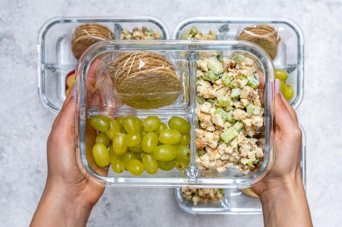 Chicken Salad Meal Prep For Easy Healthy Lunchtime Convenience Clean Food Crush