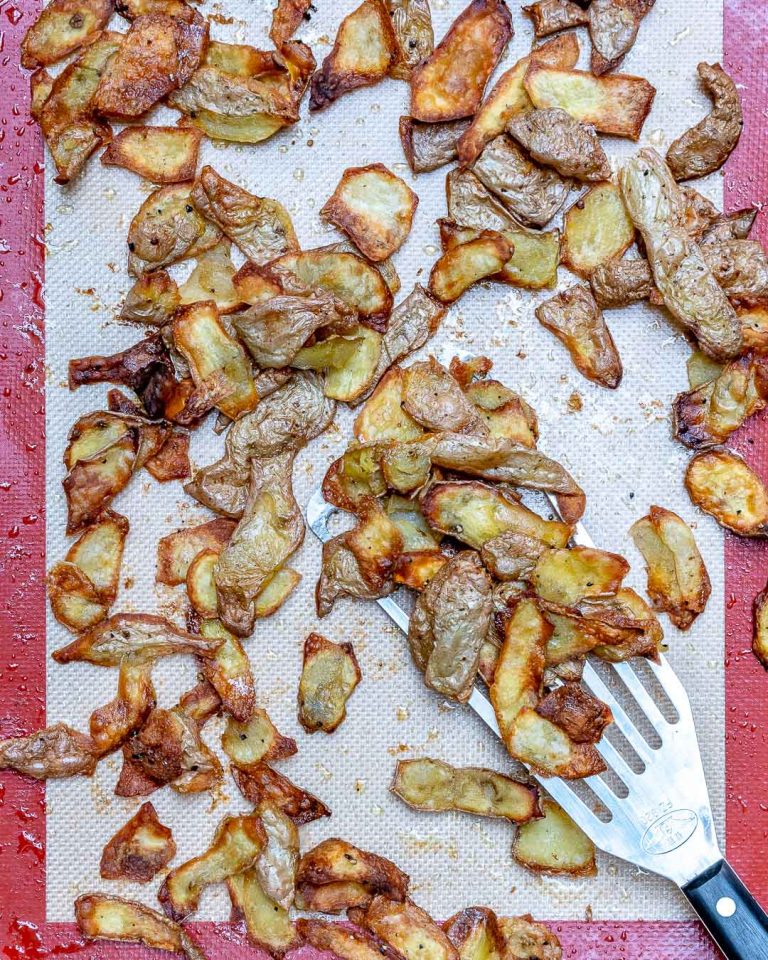 Eat Clean with these Homemade Crispy Baked Potato Peel Chips! | Clean ...