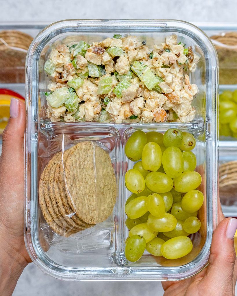 Chicken Salad Meal Prep for Easy, Healthy Lunchtime Convenience ...