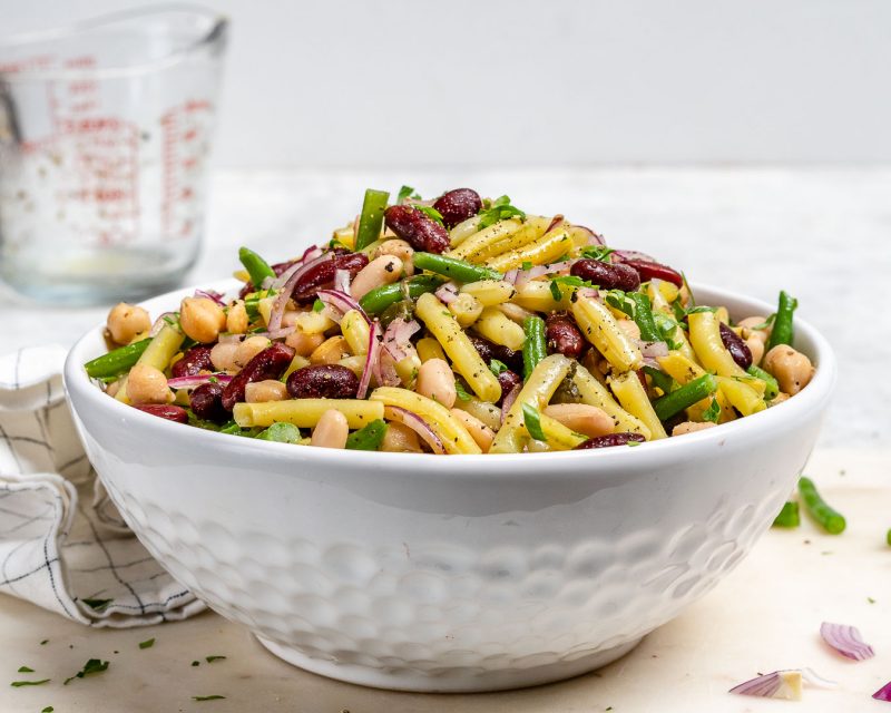 CFC’s FAVORITE Homemade Five Bean Salad! | Clean Food Crush