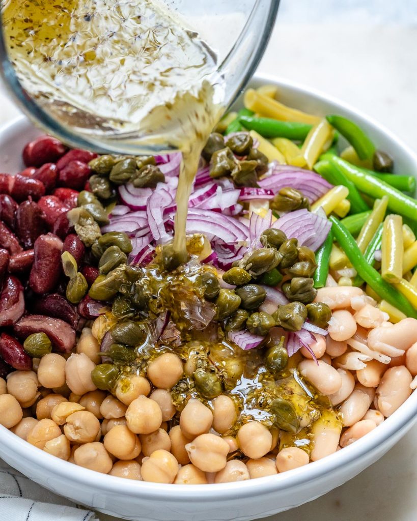 CFC’s FAVORITE Homemade Five Bean Salad! | Clean Food Crush