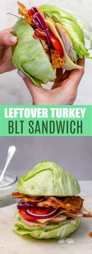 Turkey BLT “Sandwich” aka Crispy Lettuce Buns for Clean Eats! | Clean ...
