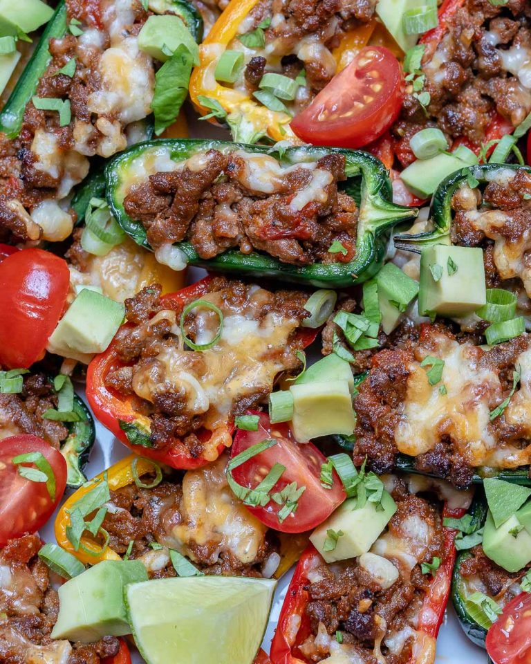Taco Stuffed Mini Peppers for SUPER Tasty Clean Eats! (Crowd Pleaser ...