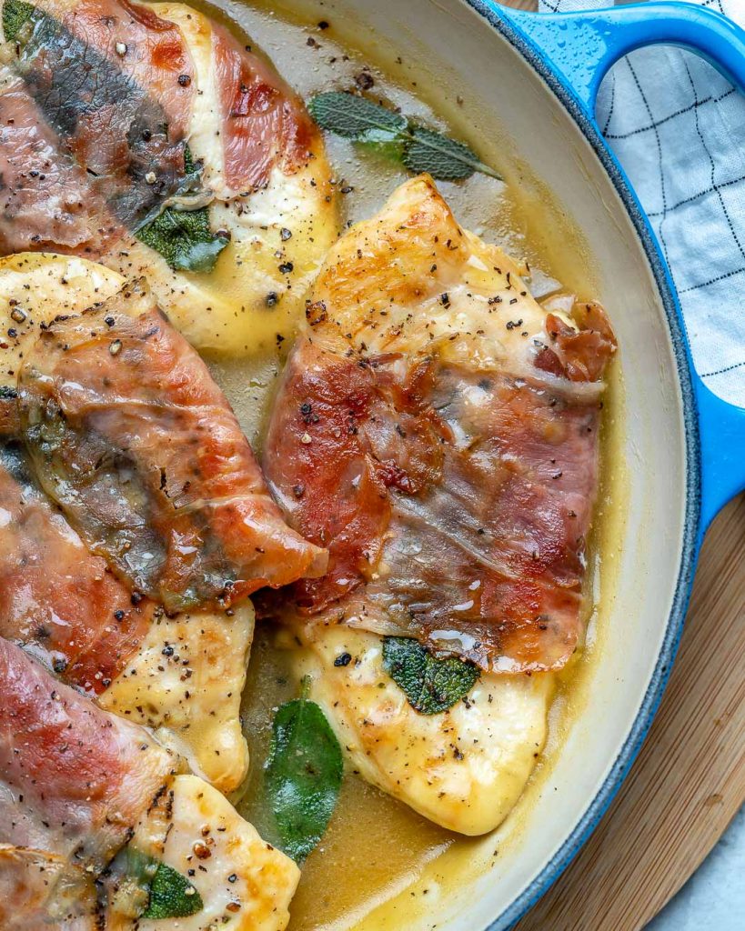 Chicken Saltimbocca for an Amazing Clean Eating Dinner Idea! | Clean ...