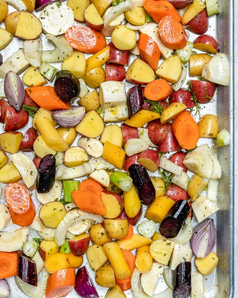 Eat Clean: Rosemary Roasted Root Vegetables! | Clean Food Crush