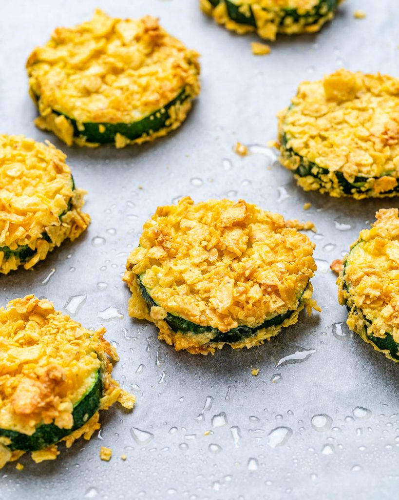 Cheesy Zucchini Corn Chips for a Fun and Tasty Treat! | Clean Food Crush