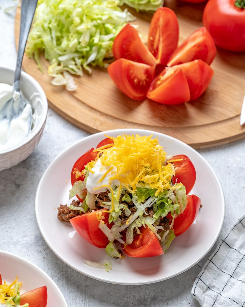 Low Carb Taco Tomatoes for Easy & Flavorful Clean Eating! | Clean Food ...