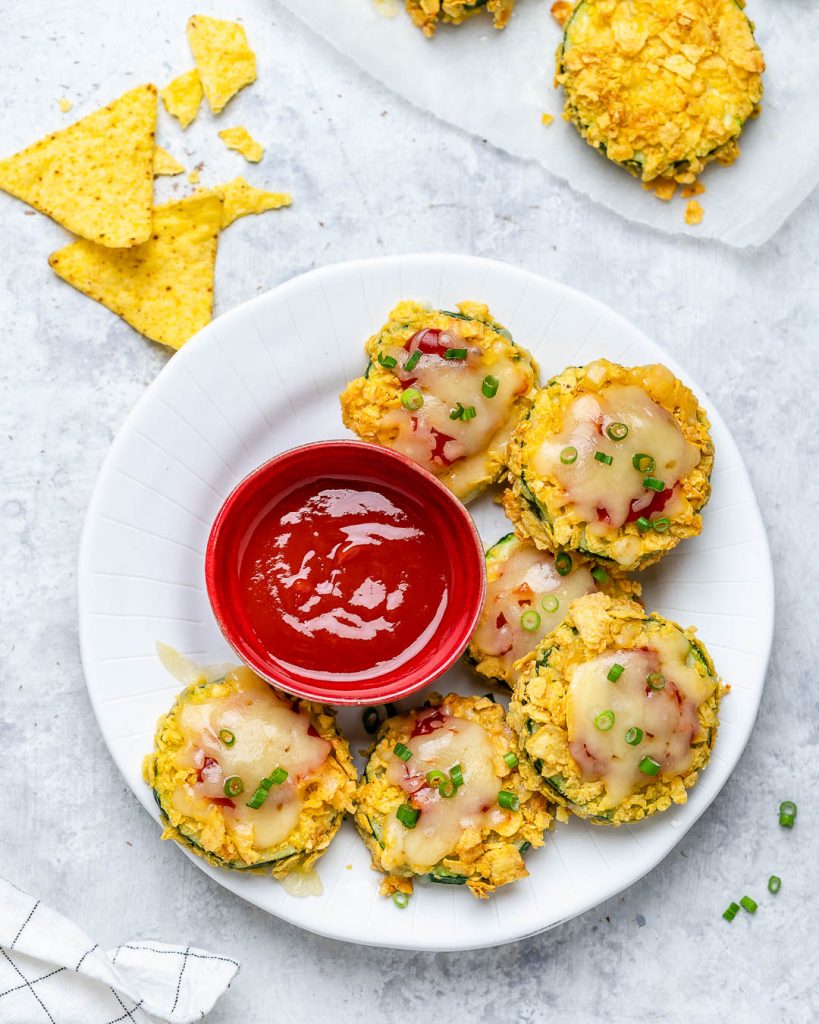 Cheesy Zucchini Corn Chips for a Fun and Tasty Treat! | Clean Food Crush